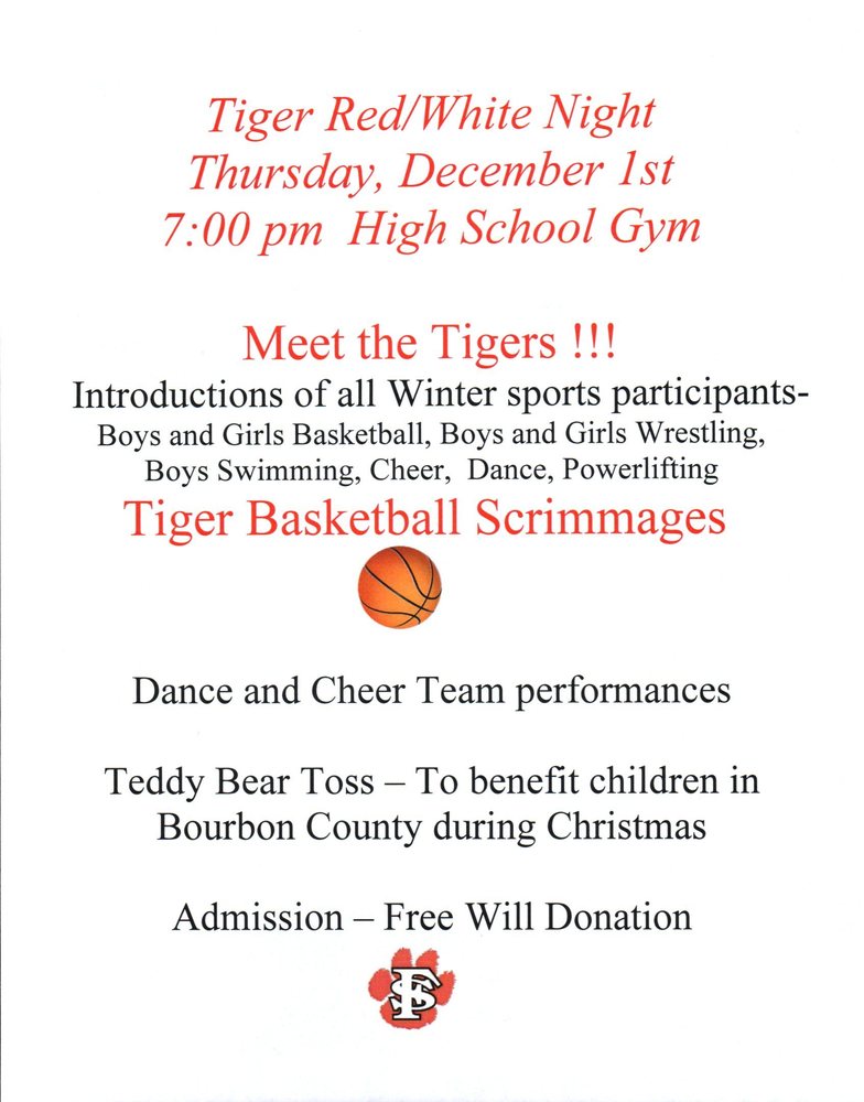 Red/White Basketball Scrimmage Night | FORT SCOTT HIGH SCHOOL